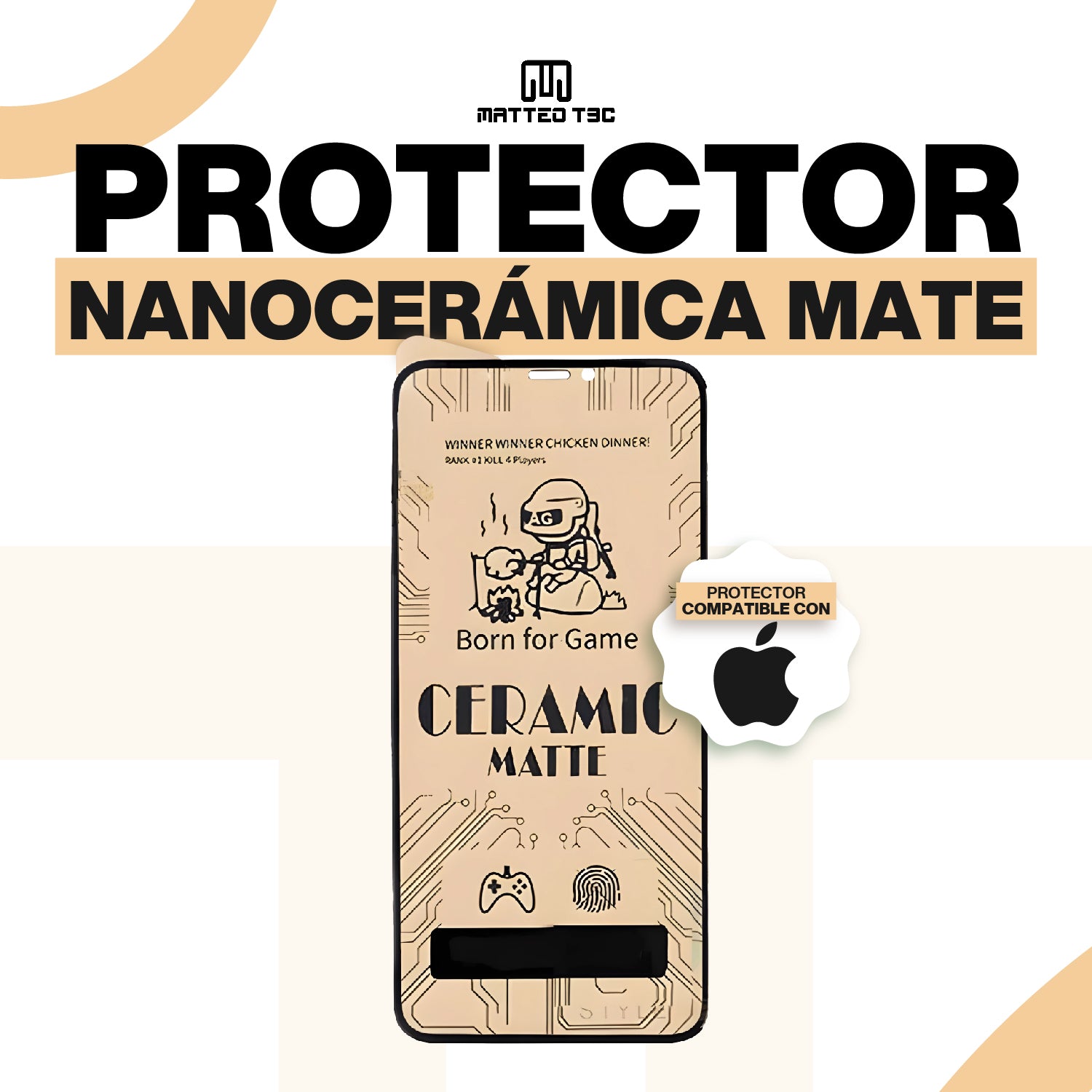 PROTECTOR NANO CERÁMICA MATE - ANTI HUELLAS– matteotec